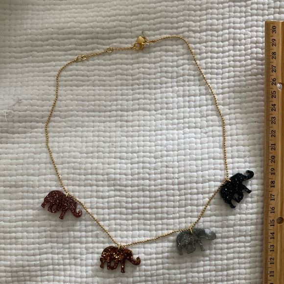 Crew Cuts | Jewelry | Crew Cuts 4 Elephants Necklace On Ball Chain | Poshmark